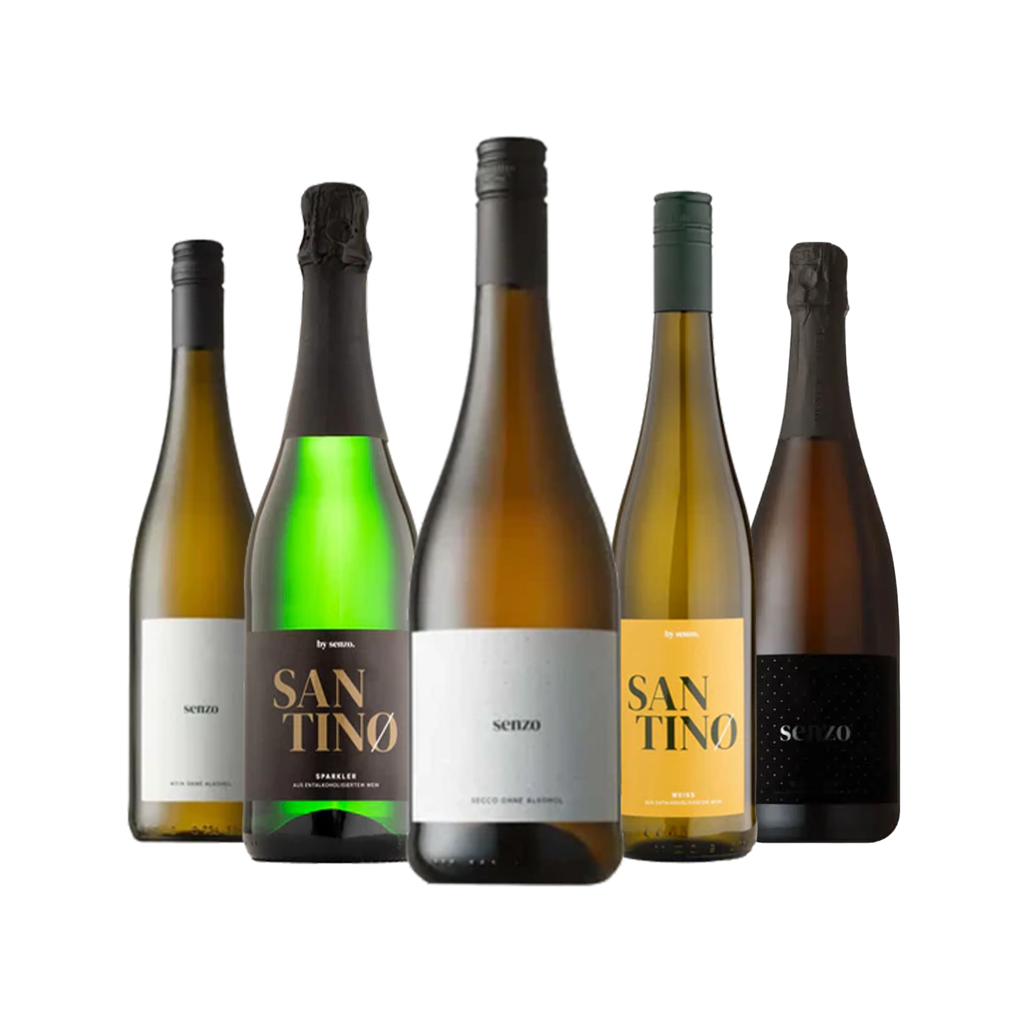 Probierpaket alkoholfreie Weißweine von senzo